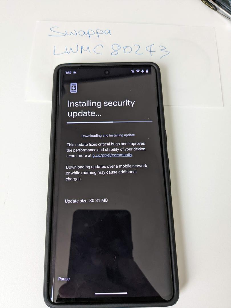 Google Pixel 7 Pro - Unlocked, Obsidian, 128GB, 12GB, GE2AE - LWMC80243 - Swappa