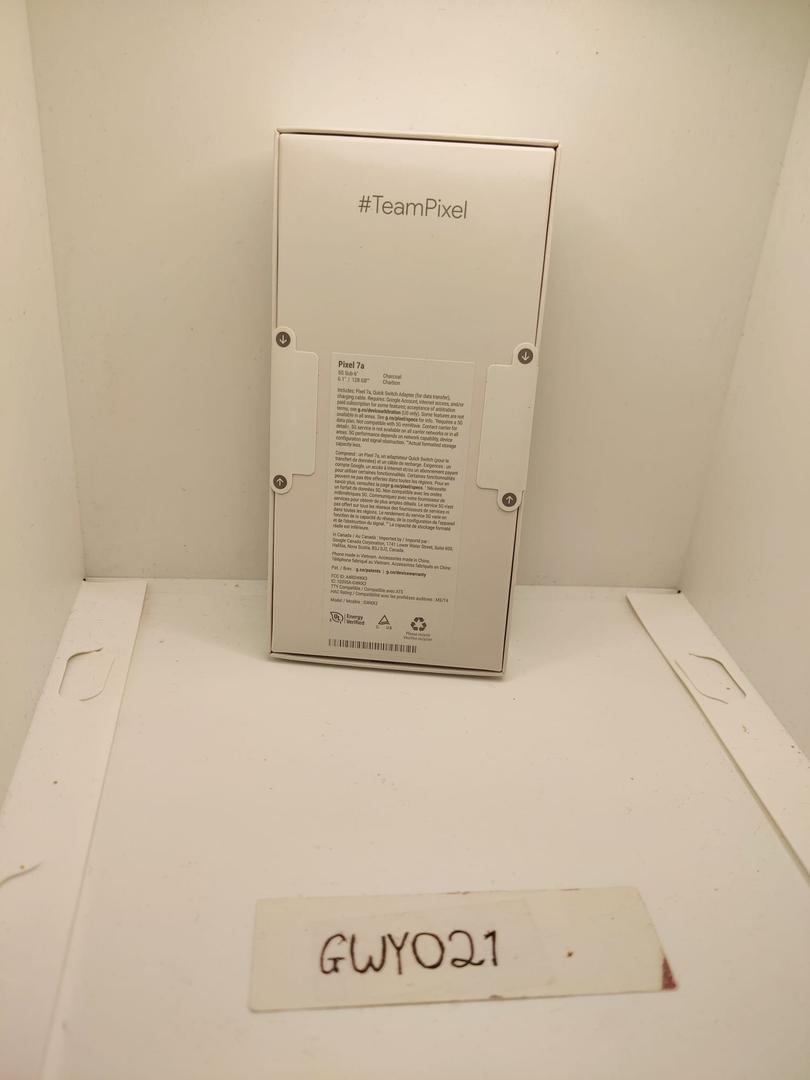 Google Pixel 7a - Unlocked, Charcoal, 128GB, 8GB, GWKK3 - LXGG49273 ...