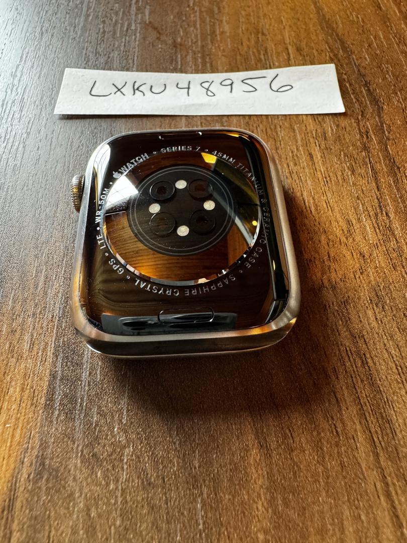 Apple Watch Series 7 45mm - Unlocked, Titanium, A2477 - Cellular ...
