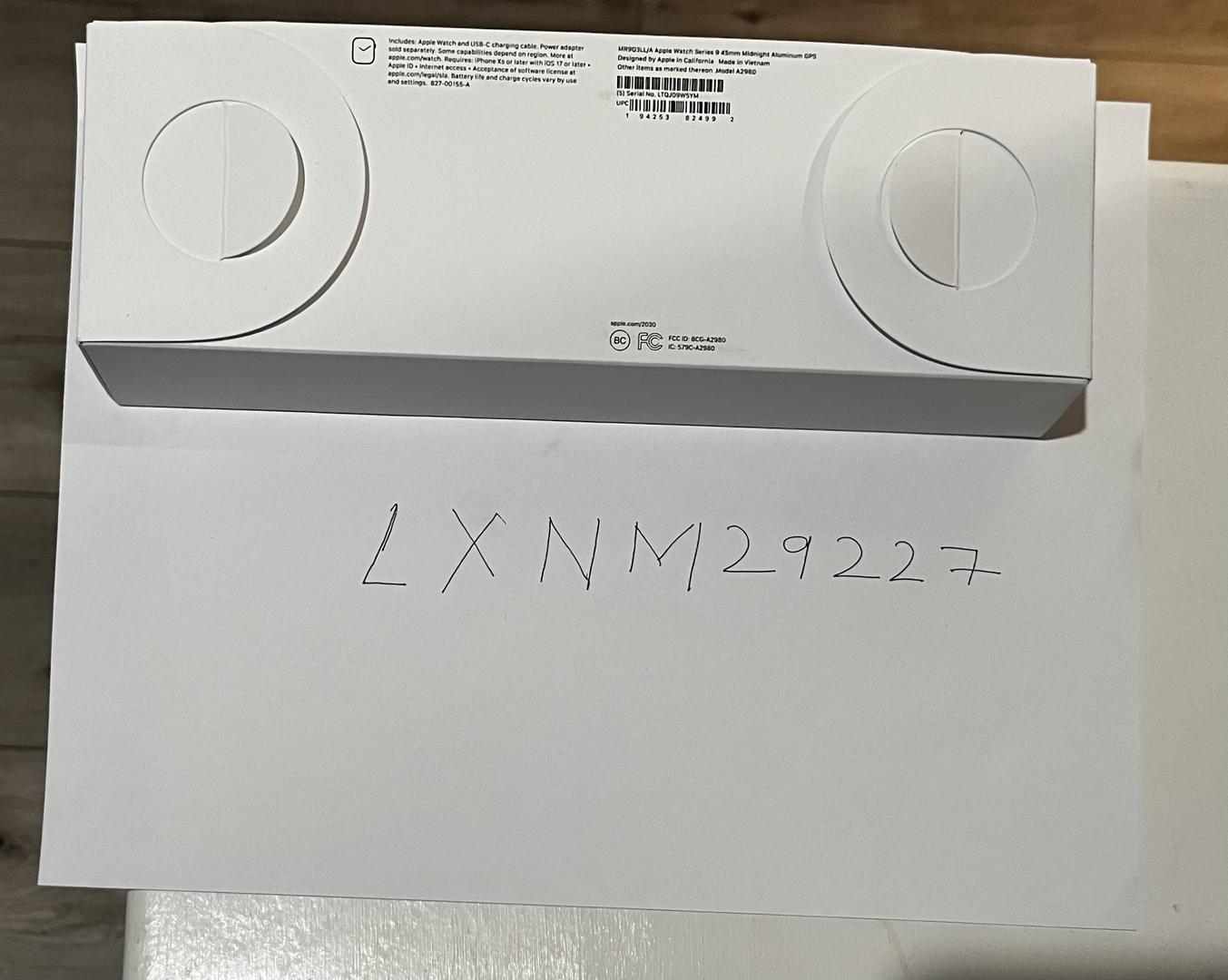 Apple Watch Series 9 45mm - Midnight, A2980 - GPS, Aluminum - LXNM29227 ...