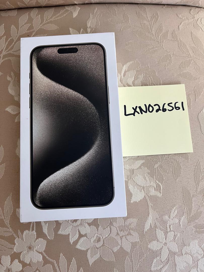 Apple iPhone 15 Pro Max - Unlocked, Natural, 512GB, A2849 - LXNO26561 ...