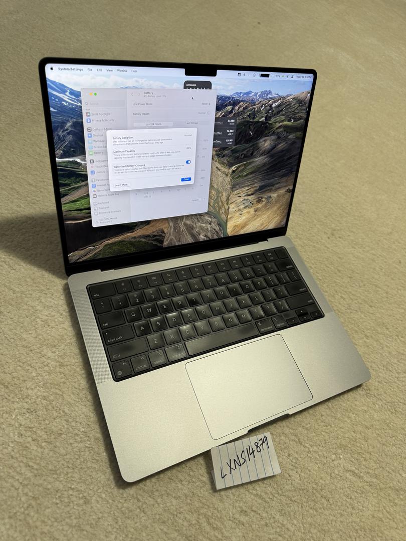 MacBook Pro 2021 - 14" - Apple M1 Max, Gray, 1TB, 32GB - LXNS14879 - Swappa