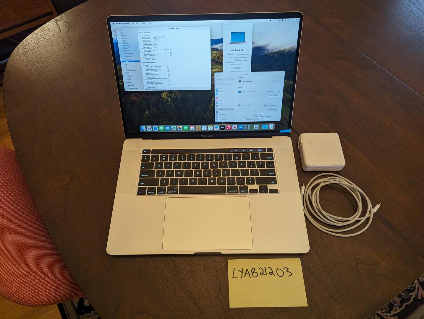 MacBook Pro 2019 - 16" - I9, Silver, 1TB, 32GB - LYAB21203 - Swappa
