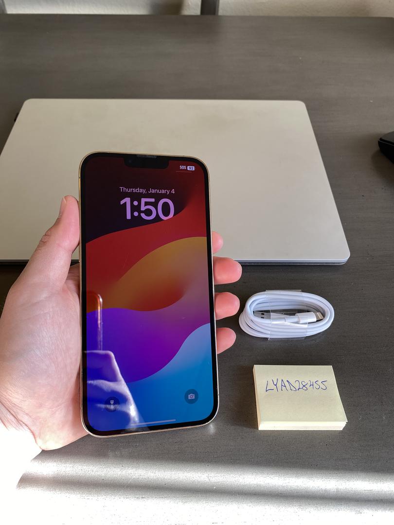 Apple iPhone 13 Pro Max - T-Mobile, Gold, 128GB, A2484 - LYAD28455 - Swappa