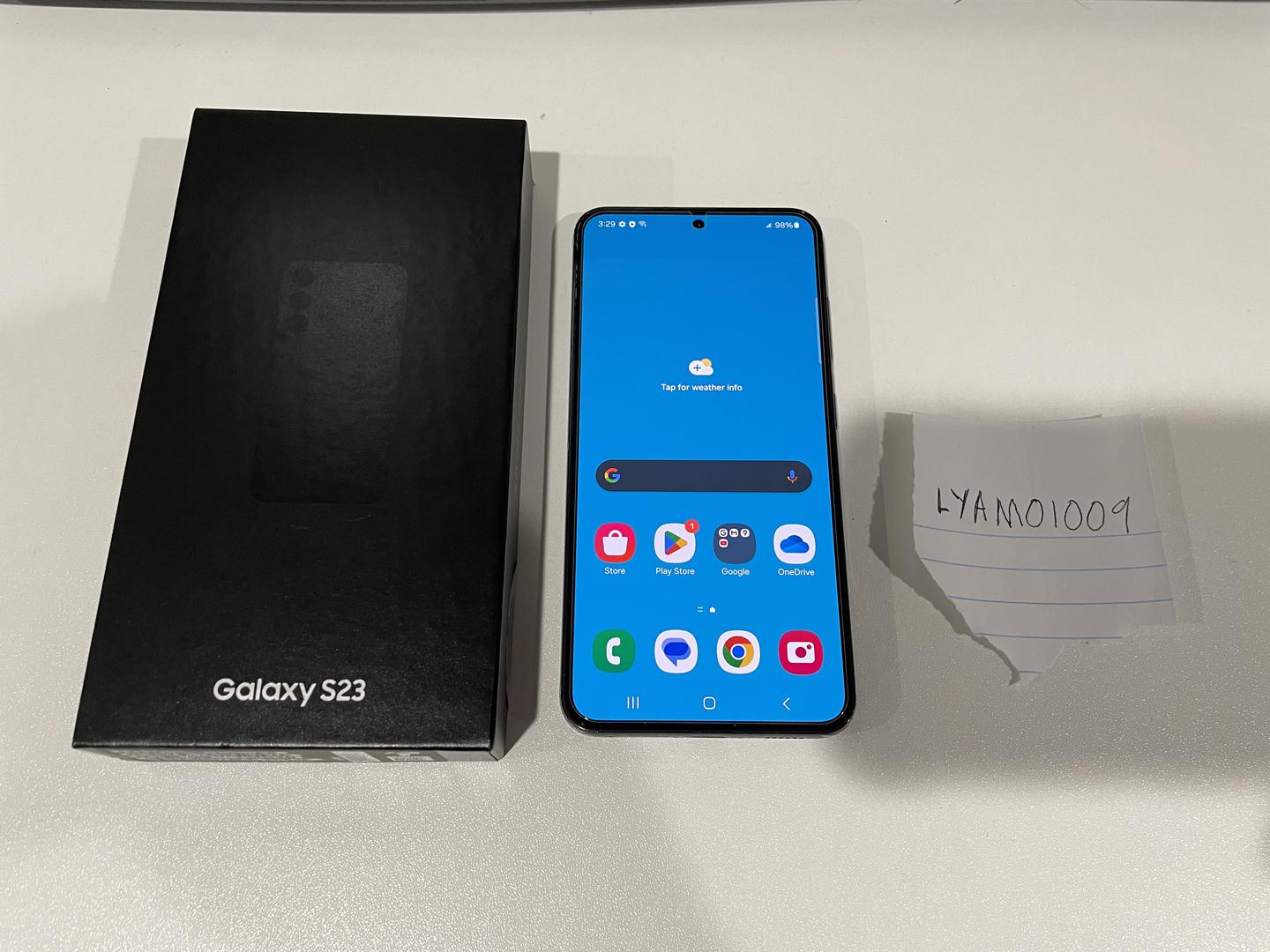 Samsung Galaxy S23 - Unlocked, Black, 128GB, 8GB, SM-S911U1 - LYAM01009 ...