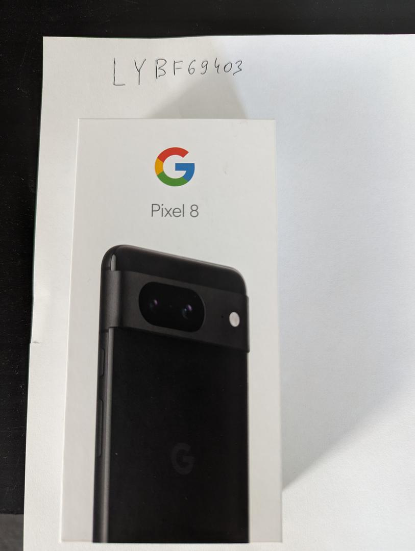 Google Pixel 8 - Unlocked, Obsidian, 128GB, 8GB, G9BQD, Sub-6 5G ...