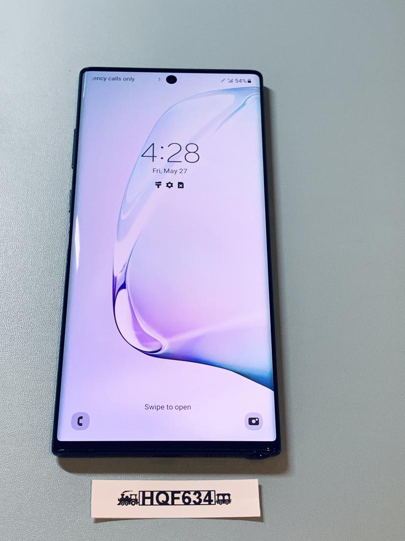 Samsung Galaxy Note 10 Plus 5G - Verizon, Black, 256GB, 12GB, SM-N976V ...