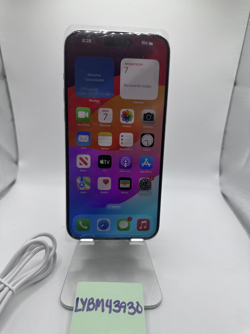 Apple iPhone 15 Pro Max - Unlocked, Natural, 256GB, A2849 - LYBM43930 ...