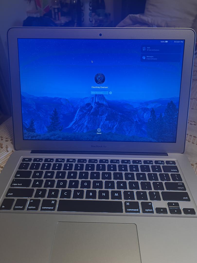 MacBook Air 2017 - 13" - I5, Silver, 128GB, 4GB - LYCB07953 - Swappa