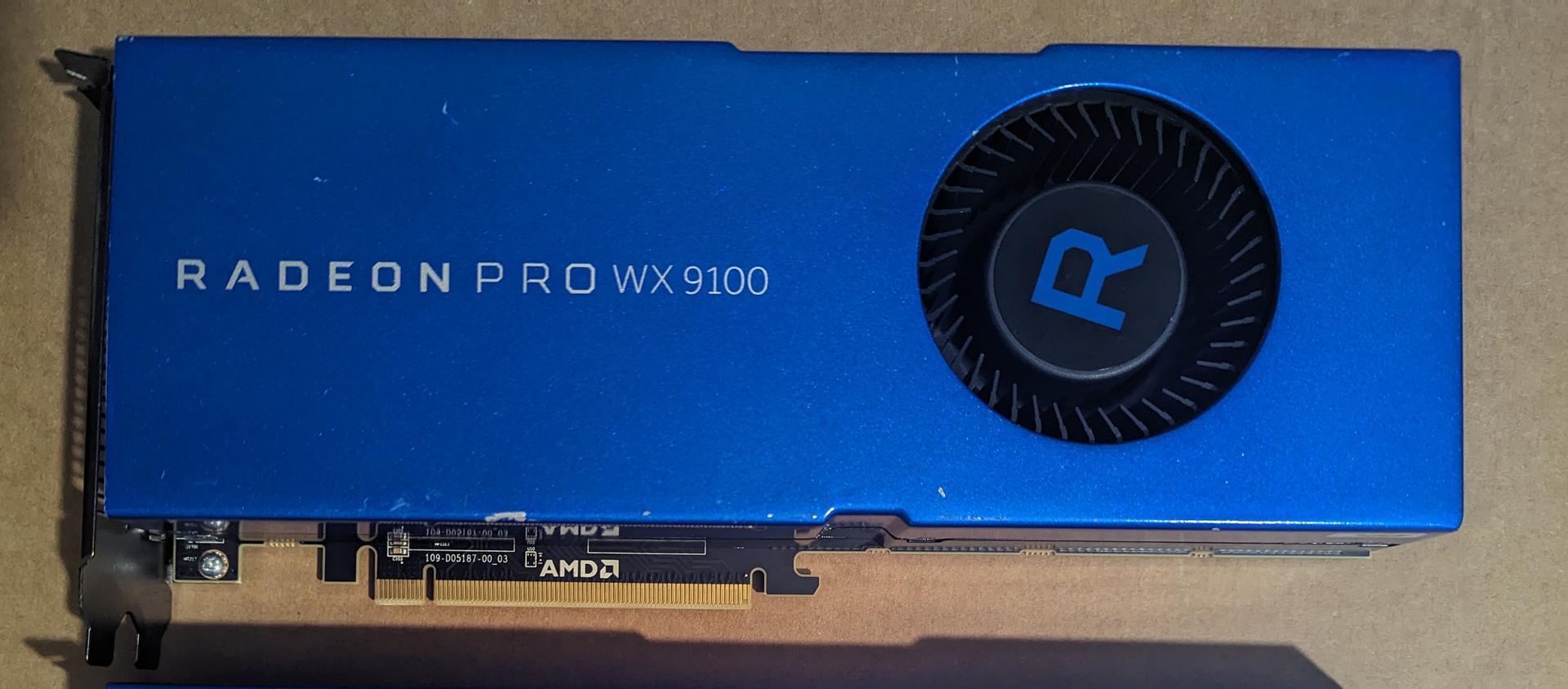 AMD Radeon Pro WX 9100 Reference Edition - LYCB49592 - Swappa