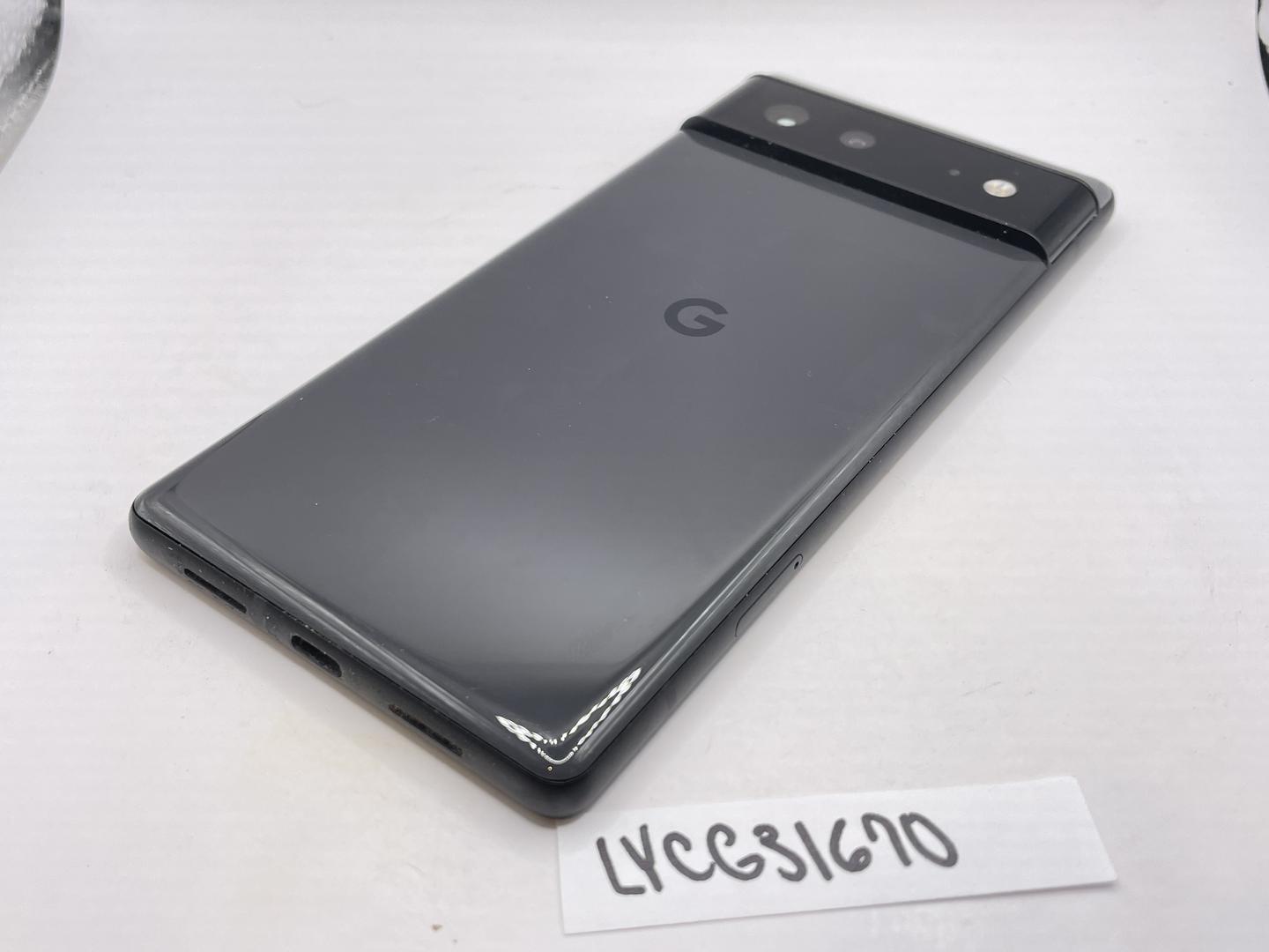 Google Pixel 6 - T-Mobile, Black, 128GB, 8GB,GB7N6 - LYCG31670 - Swappa
