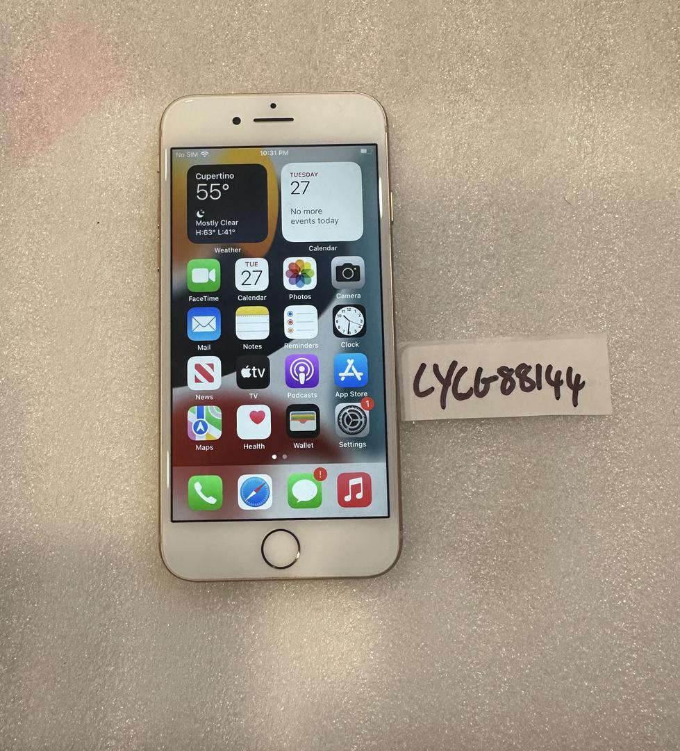 Apple iPhone 8 - Unlocked, Gold, 128GB, A1905, GSM - LYCG88144 - Swappa