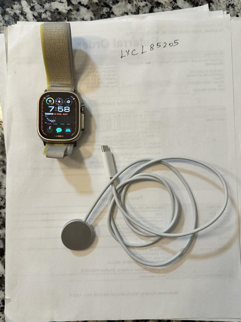 Apple Watch Ultra 2 49mm - Unlocked, Titanium, A2986 - LYCL85205 - Swappa