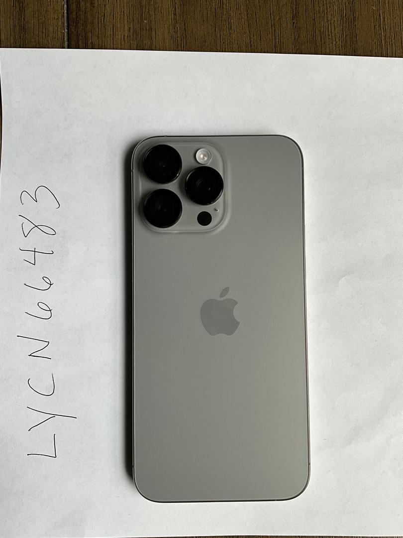 Apple iPhone 15 Pro Max - Unlocked, Natural, 256GB, A2849 - LYCN66483 ...