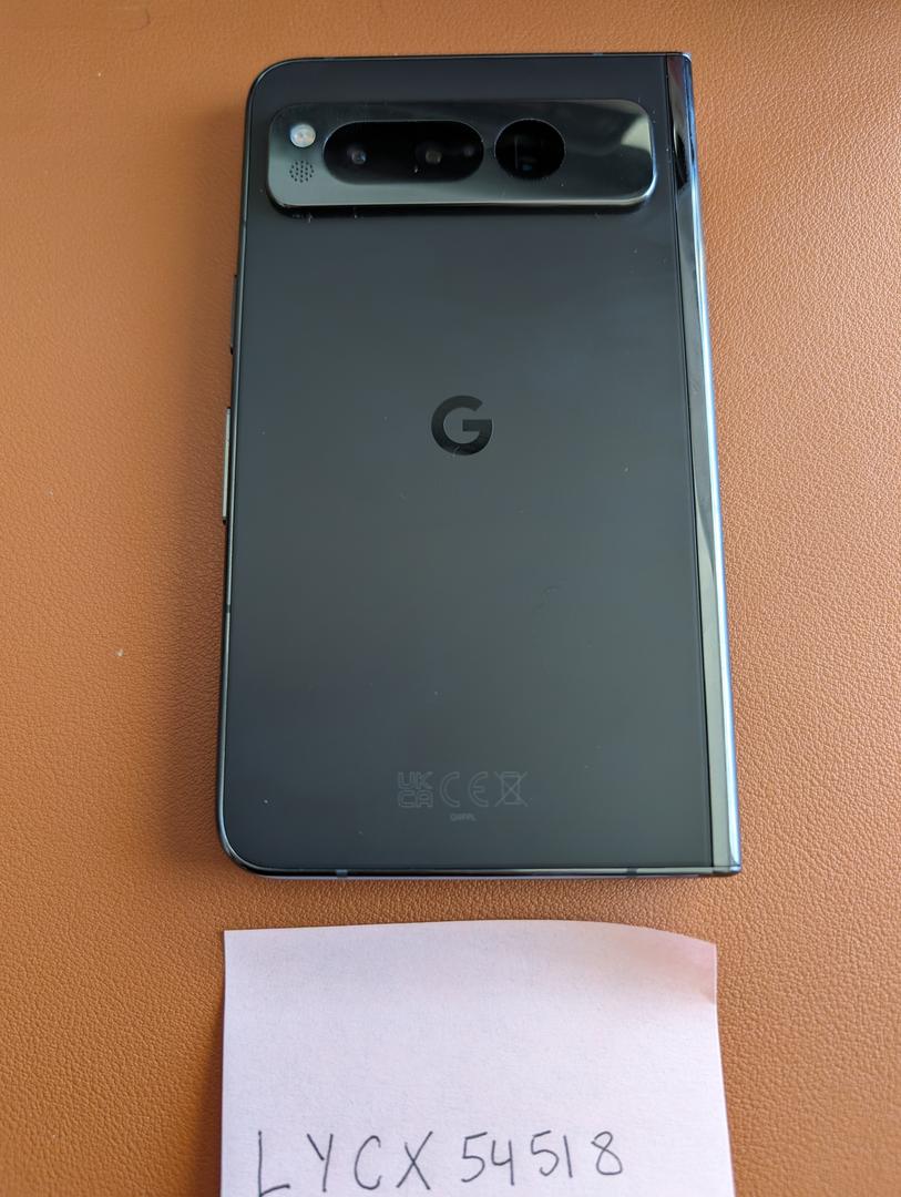 Google Pixel Fold - Unlocked, Obsidian, 256GB, 12GB, G9FPL - LYCX54518 ...