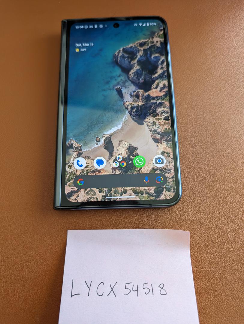 Google Pixel Fold - Unlocked, Obsidian, 256GB, 12GB, G9FPL - LYCX54518 ...