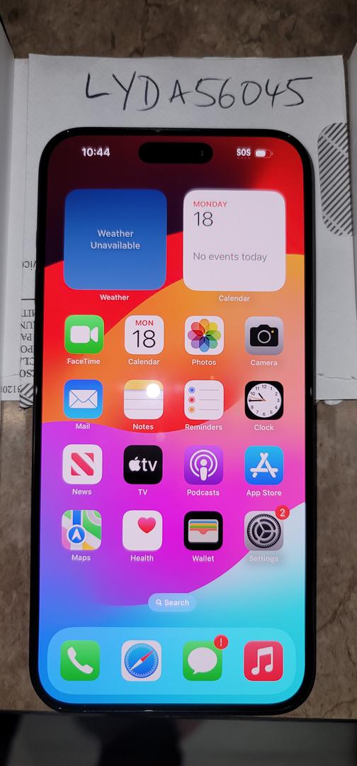 Apple iPhone 15 Pro Max - Verizon, Black, 1TB, A2849 - LYDA56045 - Swappa