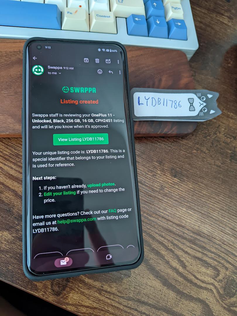 OnePlus 11 - Unlocked, Black, 256GB, 16GB, CPH2451 - LYDB11786 - Swappa