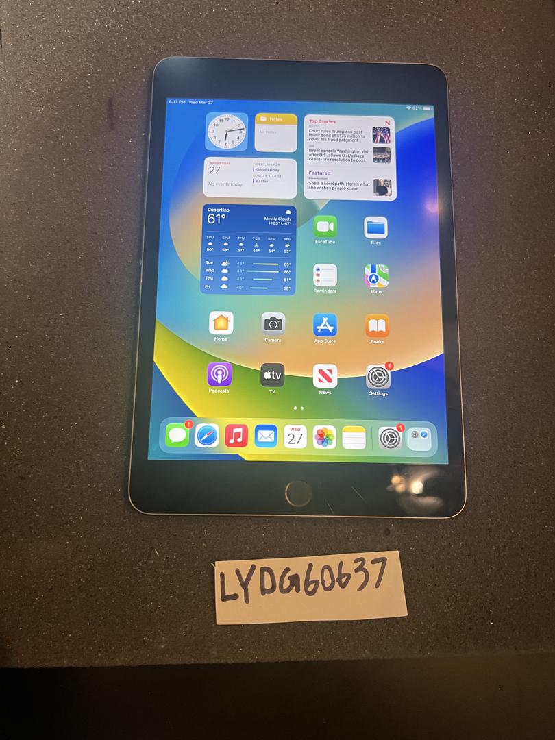 Apple iPad Mini 5th Gen - Wi-Fi, Gray, 64GB - LYDG60637 - Swappa