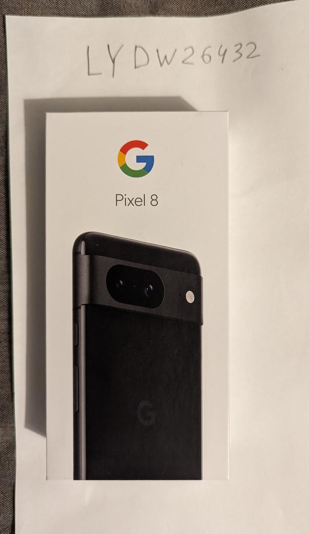 Google Pixel 8 - Unlocked, Obsidian, 128GB, 8GB, G9BQD, Sub-6 5G ...