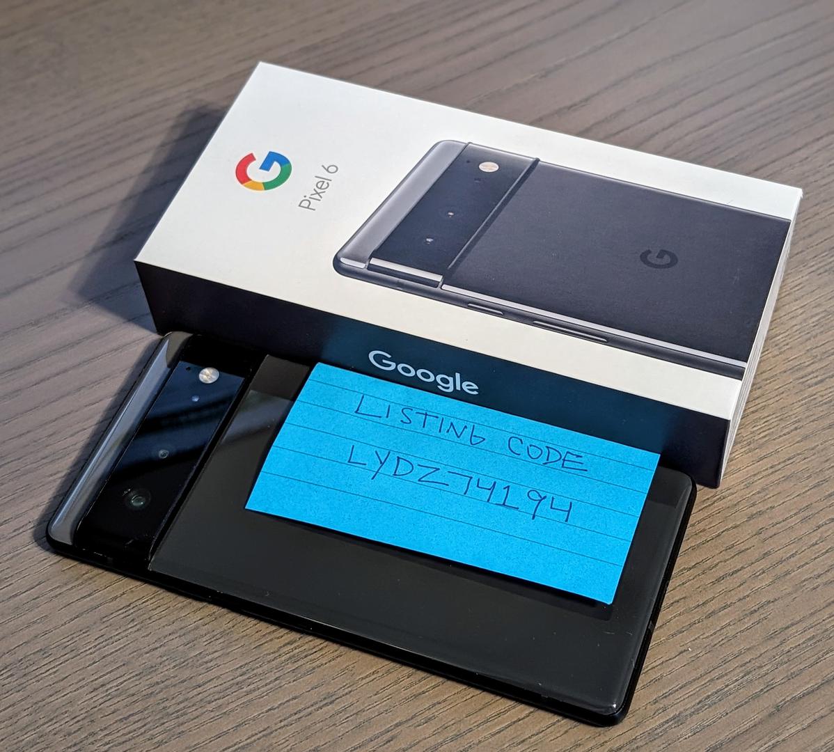Google Pixel 6 - Unlocked, Black, 128GB, 8GB,GB7N6 - LYDZ74194 - Swappa