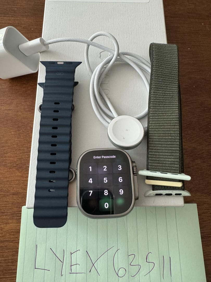 Apple Watch Ultra 2 49mm - Unlocked, Titanium, A2986 - LYEX63511 - Swappa