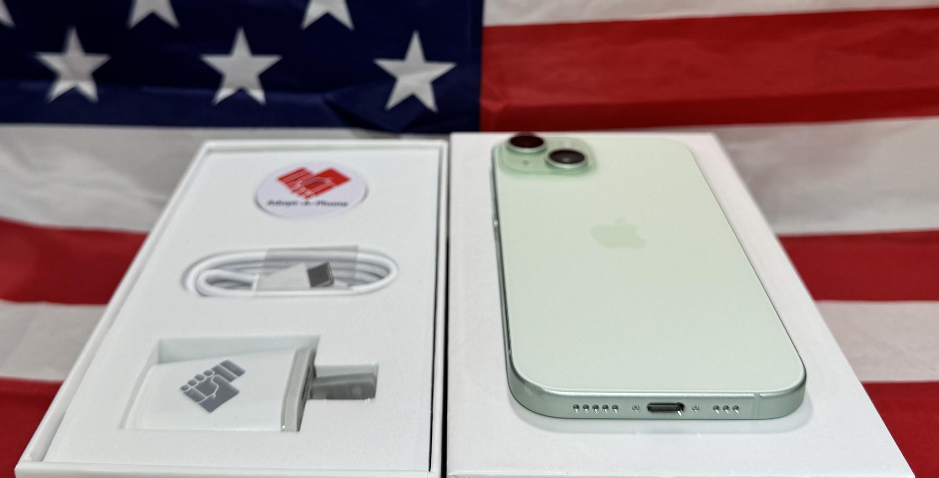 Apple iPhone 15 - Mint Mobile, Green, 512GB, A2846 - LYEZ59864 - Swappa