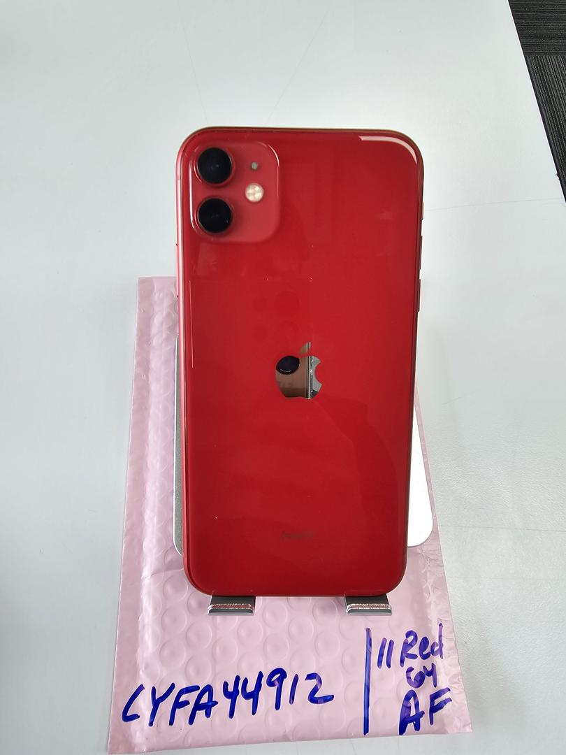 Apple iPhone 11 - Unlocked, Red, 64GB, A2111 - LYFA44912 - Swappa