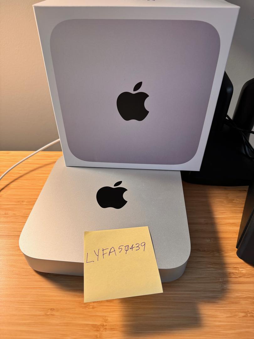 Mac mini 2020 - Apple M1, Silver, 512GB, 16GB - LYFA50439 - Swappa