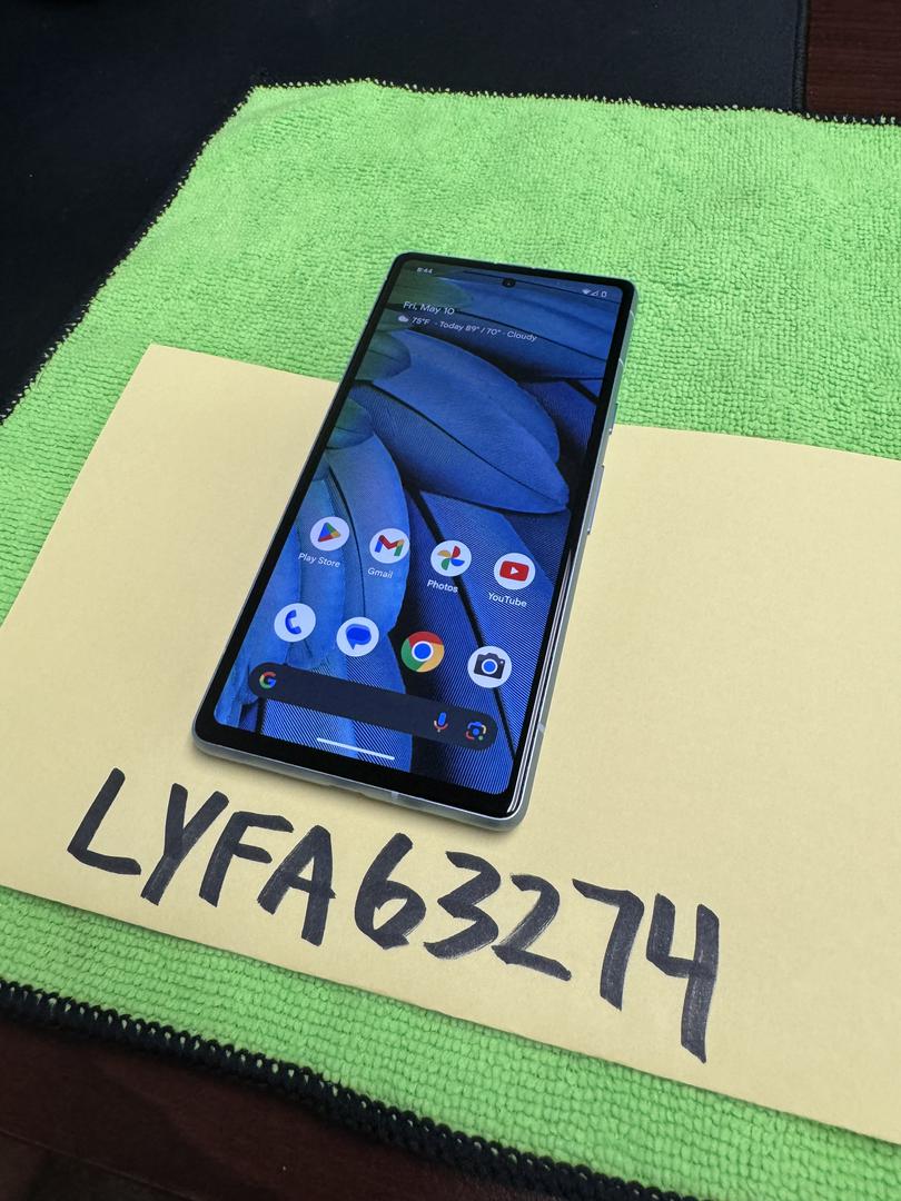 Google Pixel 7a - Unlocked, Sea, 128GB, 8GB, GWKK3 - LYFA63274 - Swappa