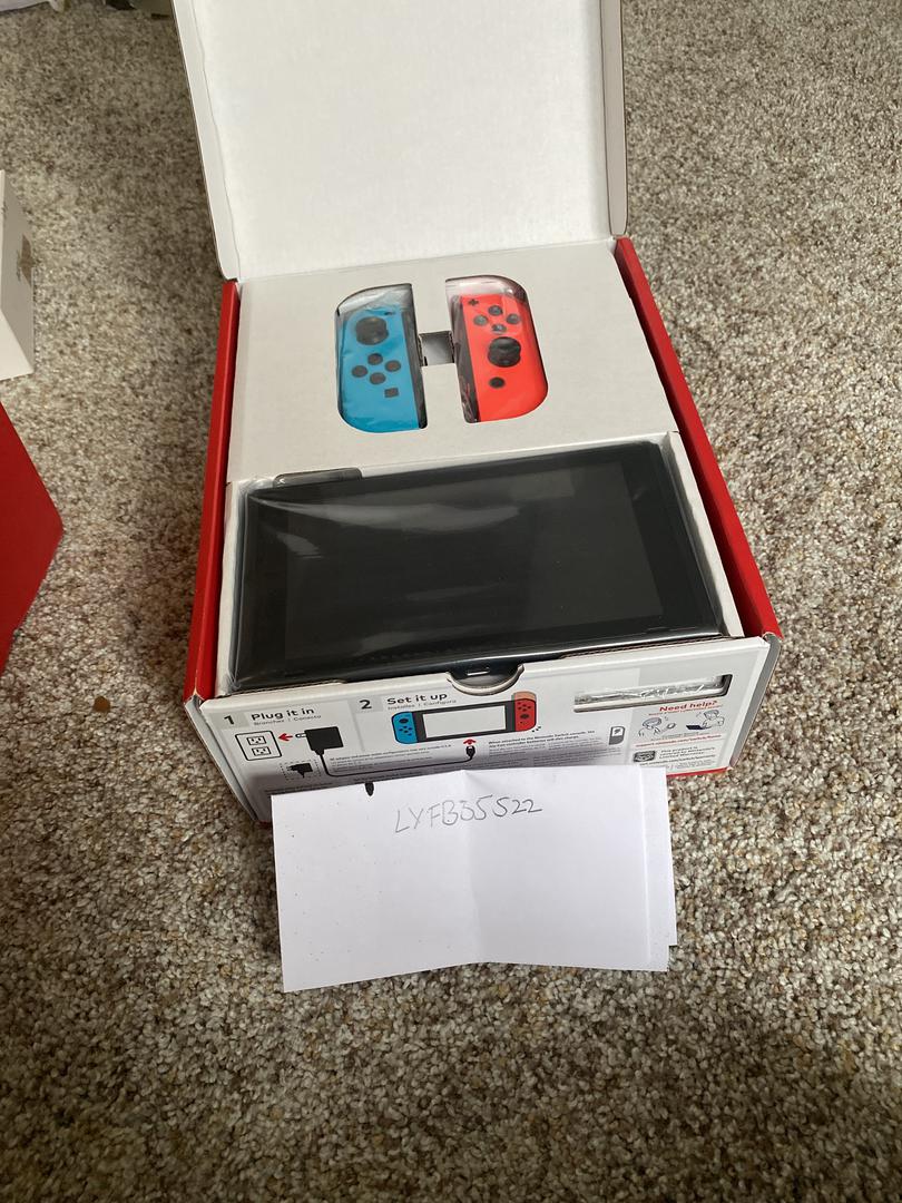 Nintendo Switch - Red & Blue, 32GB, Mario Red & Blue Edition ...