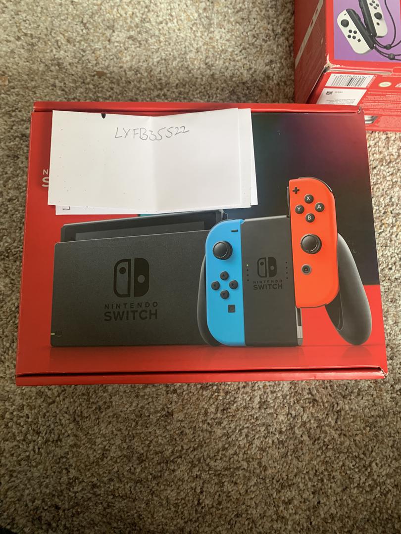 Nintendo Switch - Red & Blue, 32GB, Mario Red & Blue Edition ...