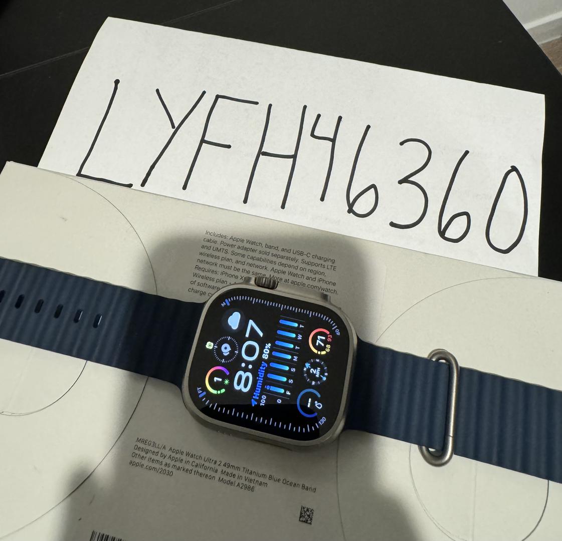 Apple Watch Ultra 2 49mm - Unlocked, Titanium, A2986 - LYFH46360 - Swappa