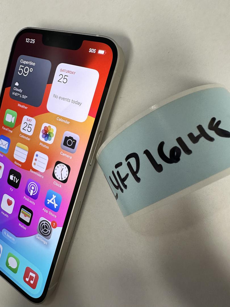 Apple iPhone 14 - Verizon, Starlight, 128GB, A2649 - LYFP16148 - Swappa