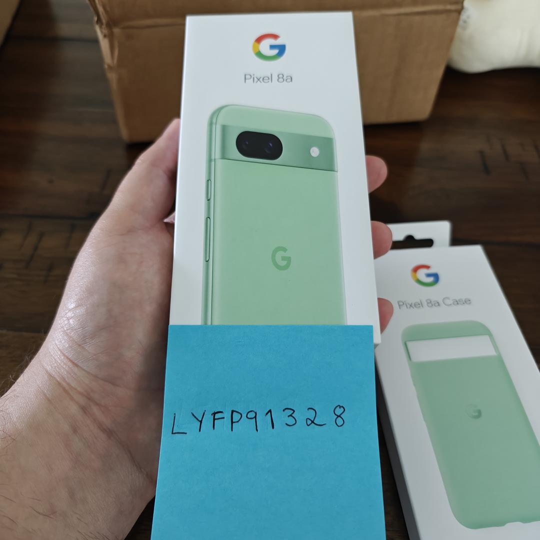 Google Pixel 8a - Unlocked, Aloe, 128GB, 8GB, GKV4X, Sub-6 5G ...