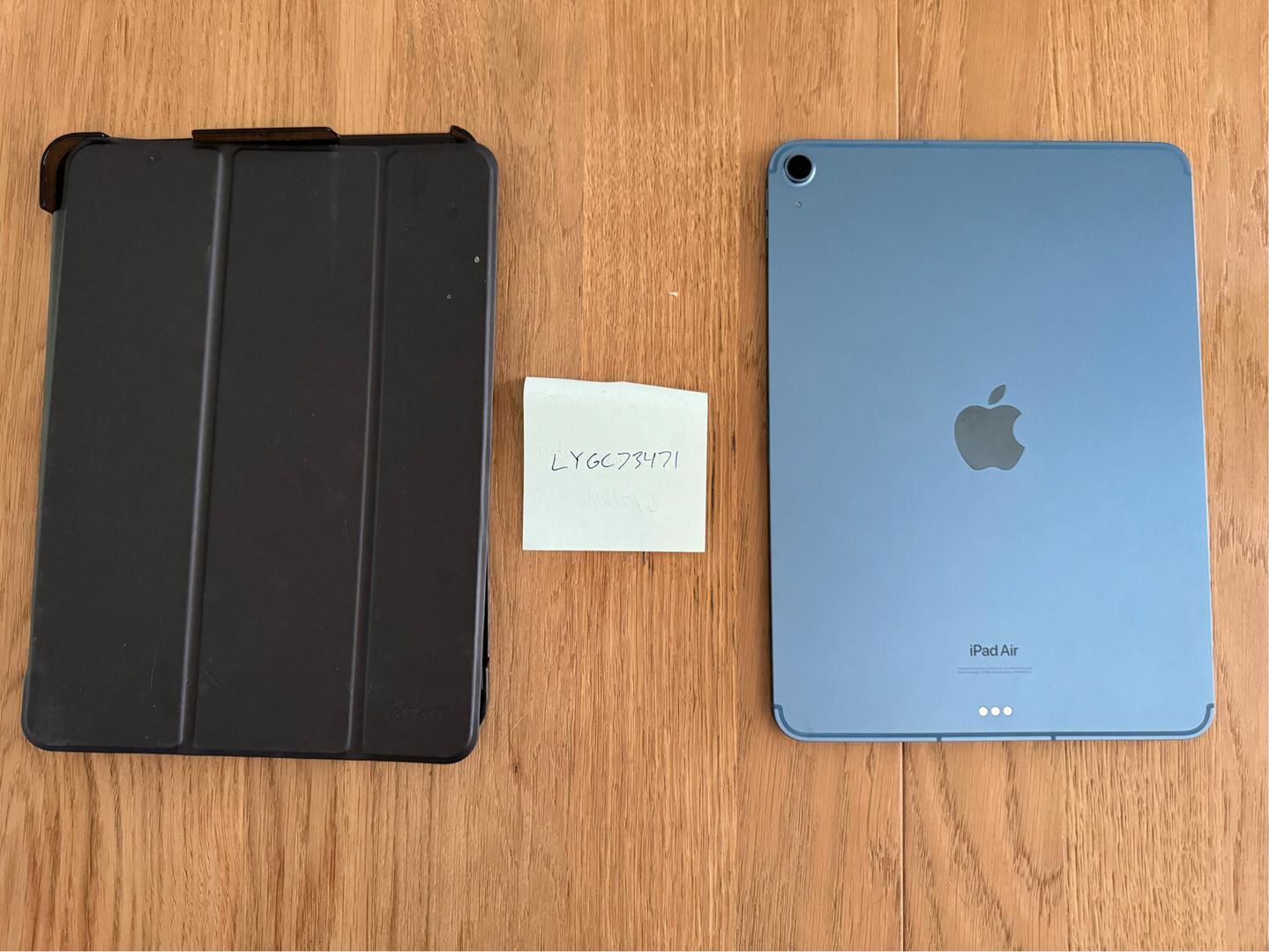 Apple iPad Air 5th Gen - Unlocked, Blue, 64GB, A2589 - LYGC73471 - Swappa