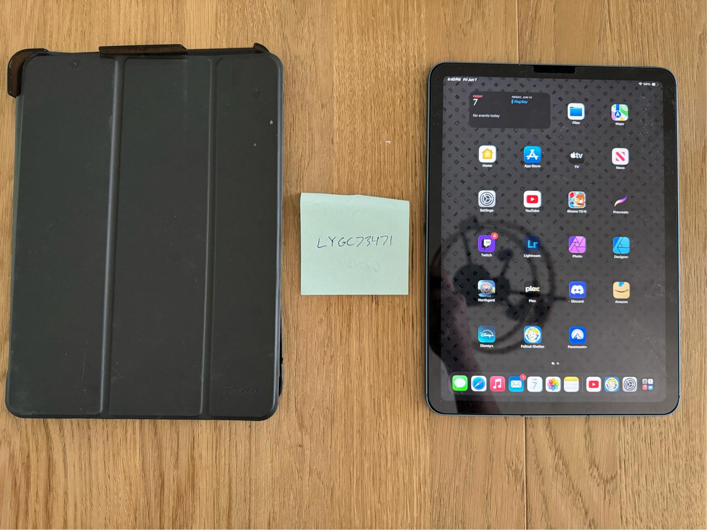 Apple iPad Air 5th Gen - Unlocked, Blue, 64GB, A2589 - LYGC73471 - Swappa