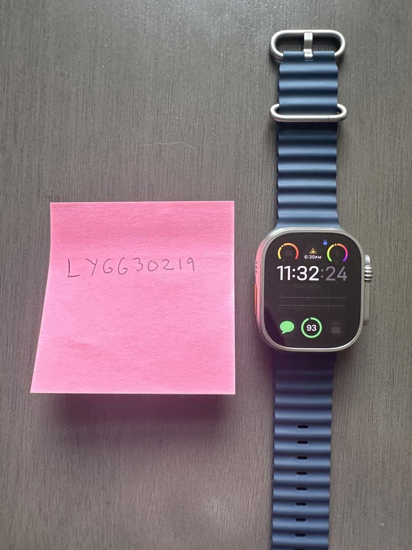 Apple Watch Ultra 2 49mm - Unlocked, Titanium, A2986 - LYGG30219 - Swappa