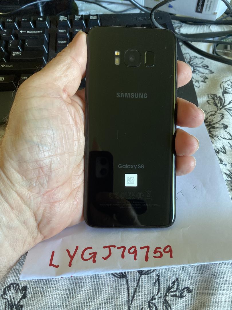 Samsung Galaxy S8 - Verizon, Black, 64GB, 4GB, SM-G950U - LYGJ79759 ...