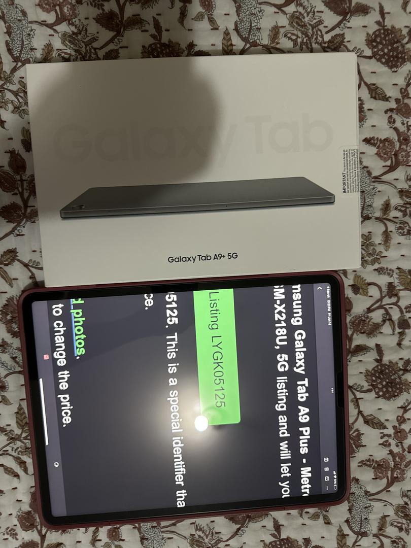 Samsung Galaxy Tab A9 Plus - Metro by T-Mobile, Graphite, 64GB, 4GB, SM ...