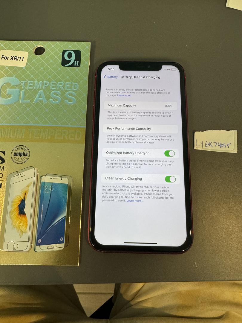 Apple iPhone 11 - Unlocked, Red, 64GB, A2111 - LYGK74095 - Swappa