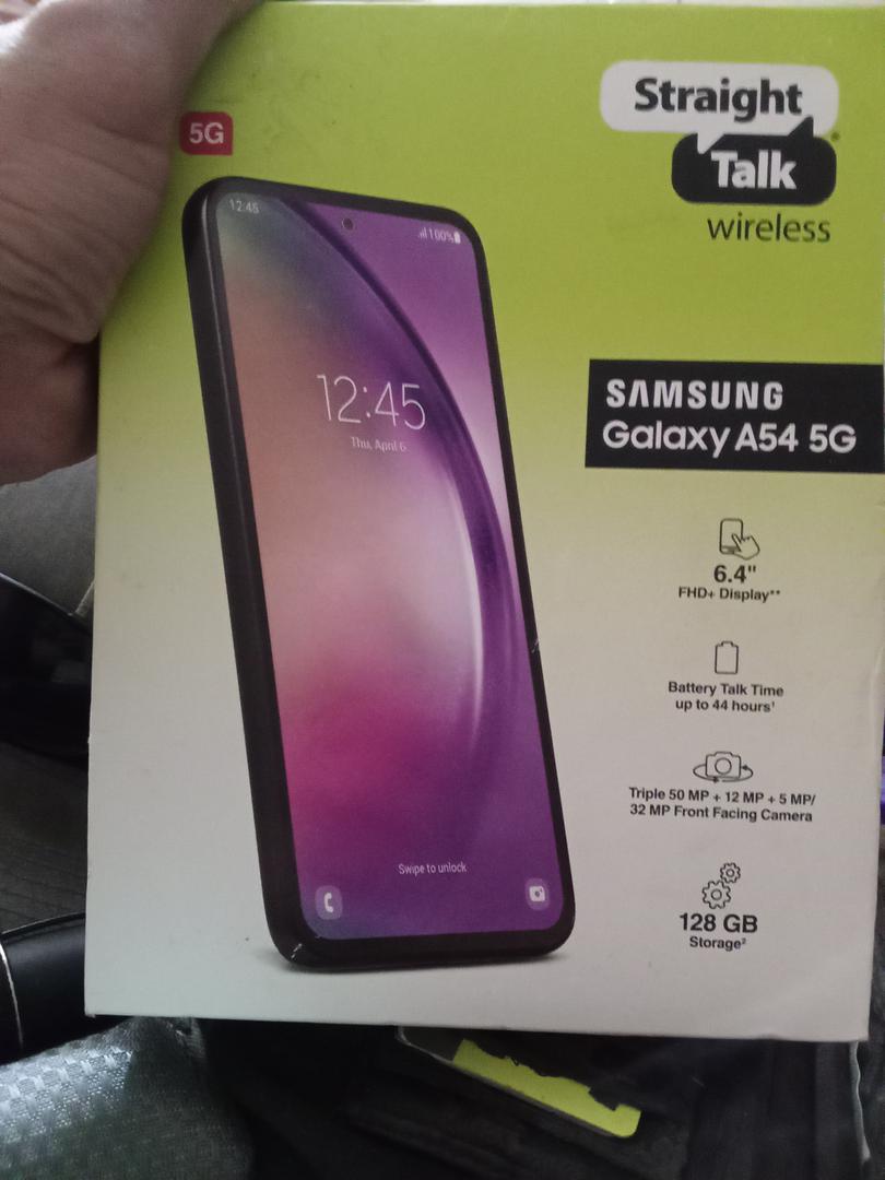 Samsung Galaxy A54 5G - Straight Talk, Graphite, 128GB, 6GB - LYGP18272 - Swappa