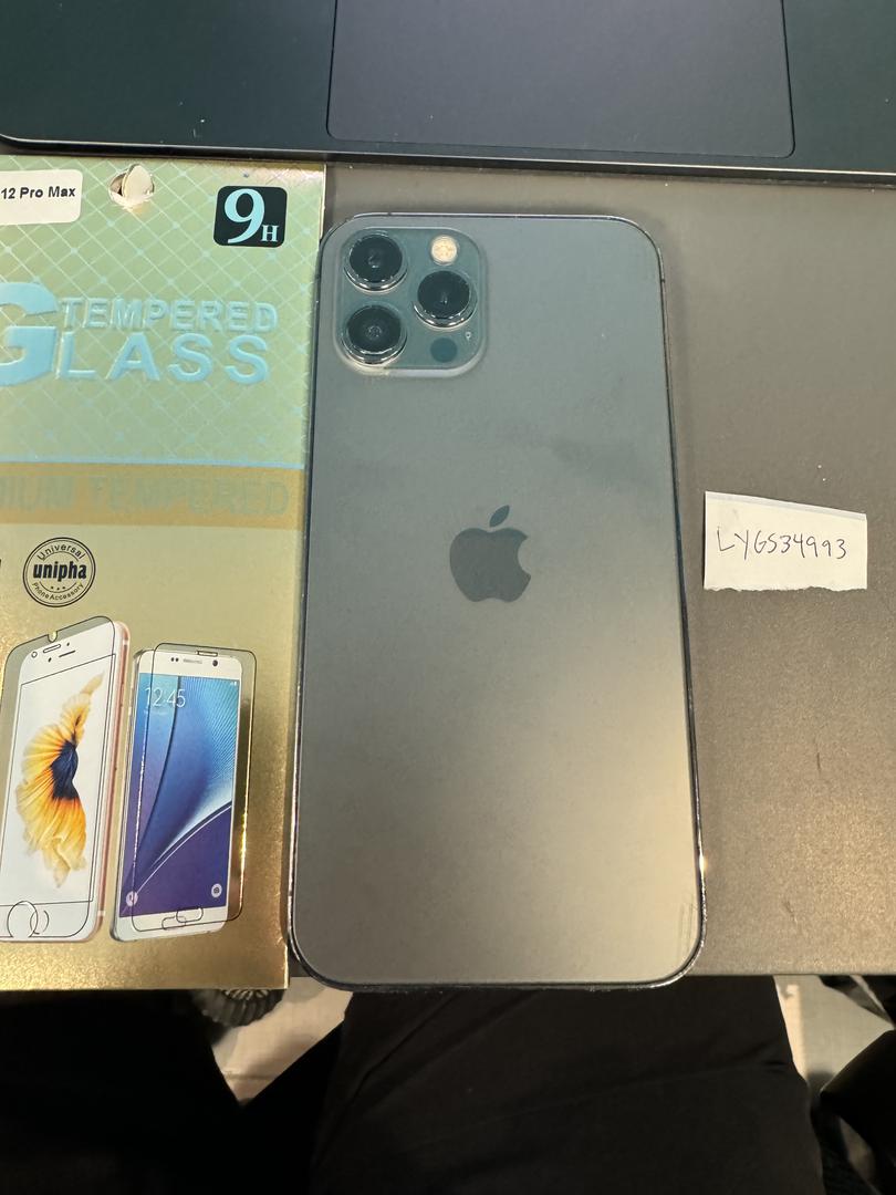 Apple iPhone 12 Pro Max - Unlocked, Graphite, 128GB, A2342 - LYGS34993 ...