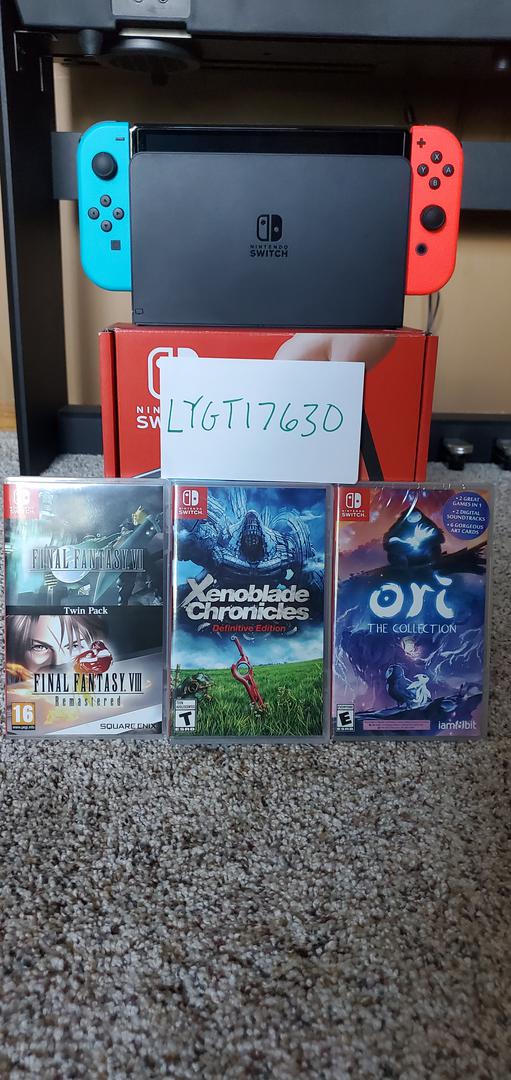 Nintendo Switch - OLED - Red & Blue, 64GB - LYGT17630 - Swappa