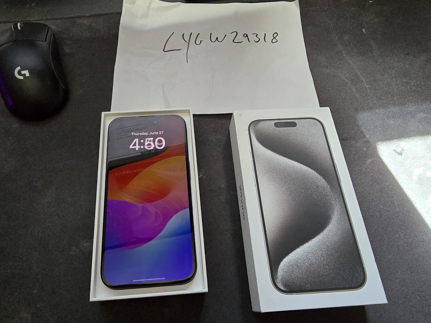 Apple iPhone 15 Pro - Unlocked, Blue, 128GB, A2848 - LYGW29318 - Swappa