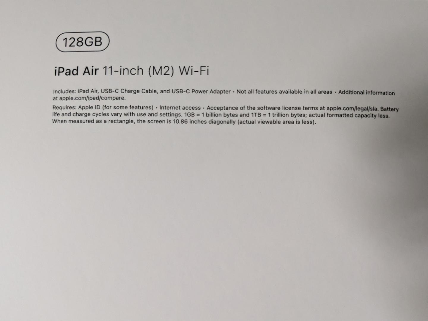 Apple iPad Air 11" (M2) 2024 - Wi-Fi, Blue, 128GB, A2902 - LYGW48902 ...