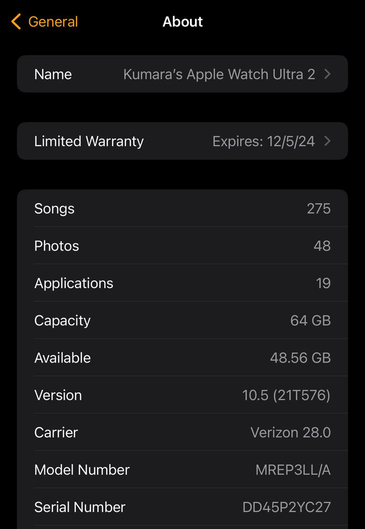 Apple Watch Ultra 2 49mm - Unlocked, Natural, A2986 - LYGW69000 - Swappa