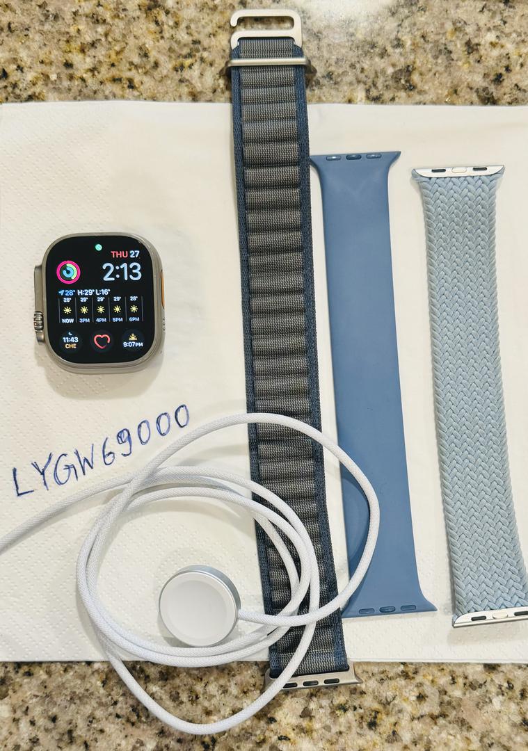 Apple Watch Ultra 2 49mm - Unlocked, Natural, A2986 - LYGW69000 - Swappa
