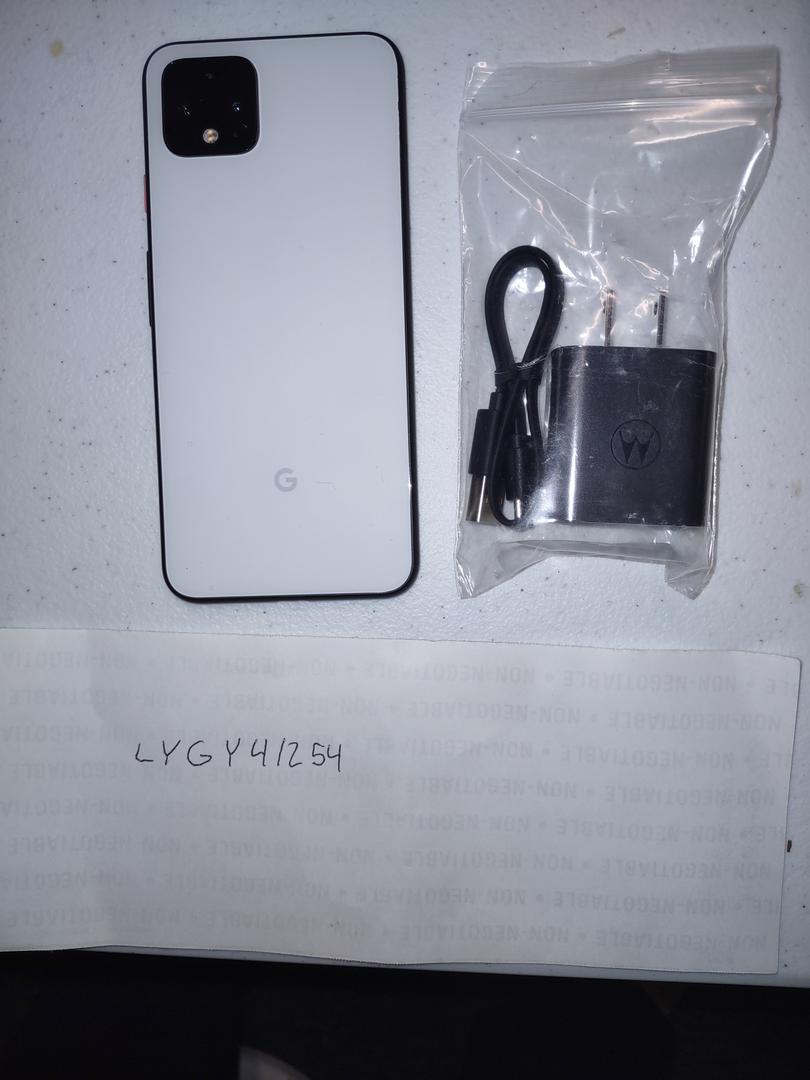 Google Pixel 4 - Verizon, White, 128GB, 6GB, G020I - LYGY41254 - Swappa