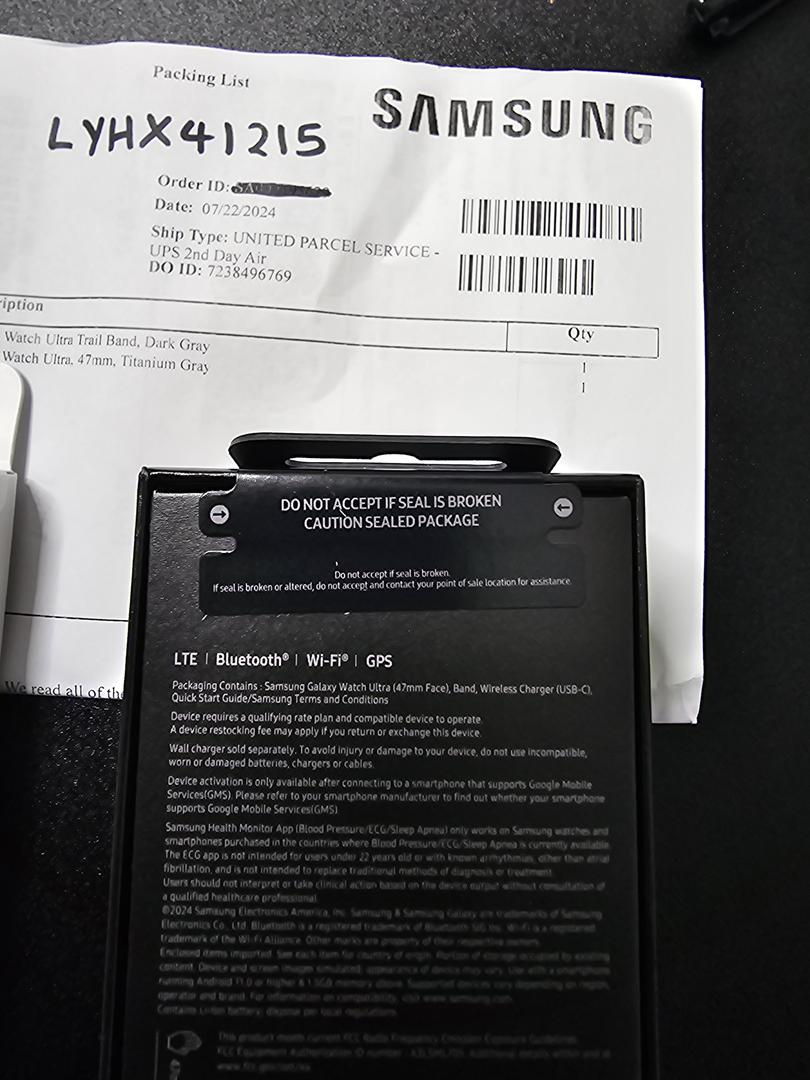 Samsung Galaxy Watch Ultra - Unlocked, Gray, SM-L705U, 47mm - LYHX41215 ...